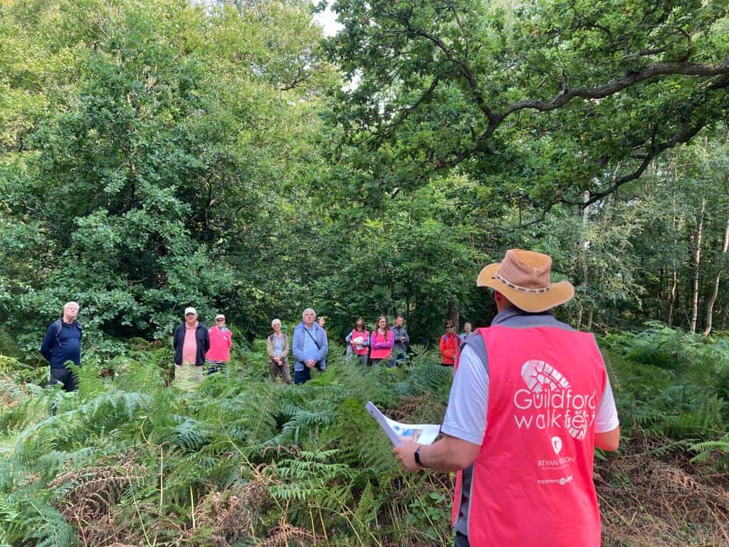 Follow the Fox Way between Worplesdon and Normandy as part of Guildford ...